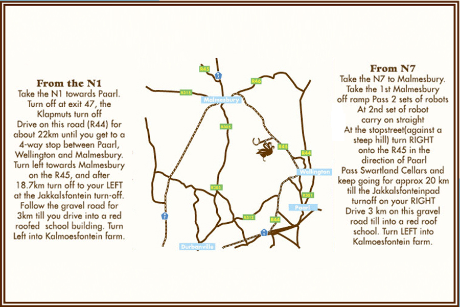 map | Badenhorst Family Wines